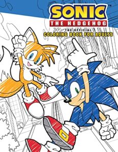 sonic the hedgehog: the official adult coloring book