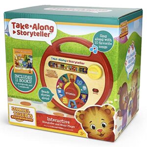 Daniel Tiger's Neighborhood Interactive Electronic Take Along Storyteller with 11 books (Daniel Tiger's Neighborhood Children's Interactive Story and Song Carry Along Player With Books)