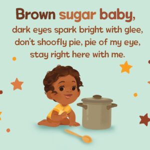 Brown Sugar Baby Board Book - Beautiful Story for Mothers and Newborns, Ages 0-3