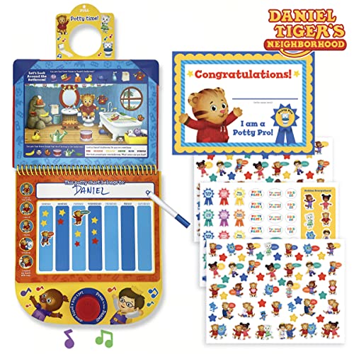 Daniel Tiger Potty Training Reward Chart, Potty Time With Daniel! Workbook Includes Stories, Activities, Stickers, and Sound Button! (Daniel Tiger's Neighborhood)