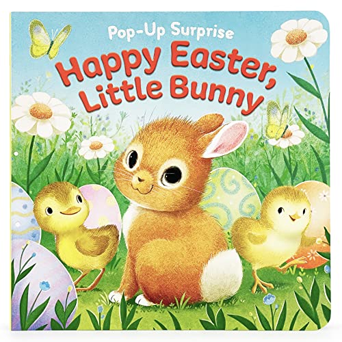 Happy Easter, Little Bunny Lift-a-Flap & Pop-Up Surprise Children's Board Book, Ages 2-6