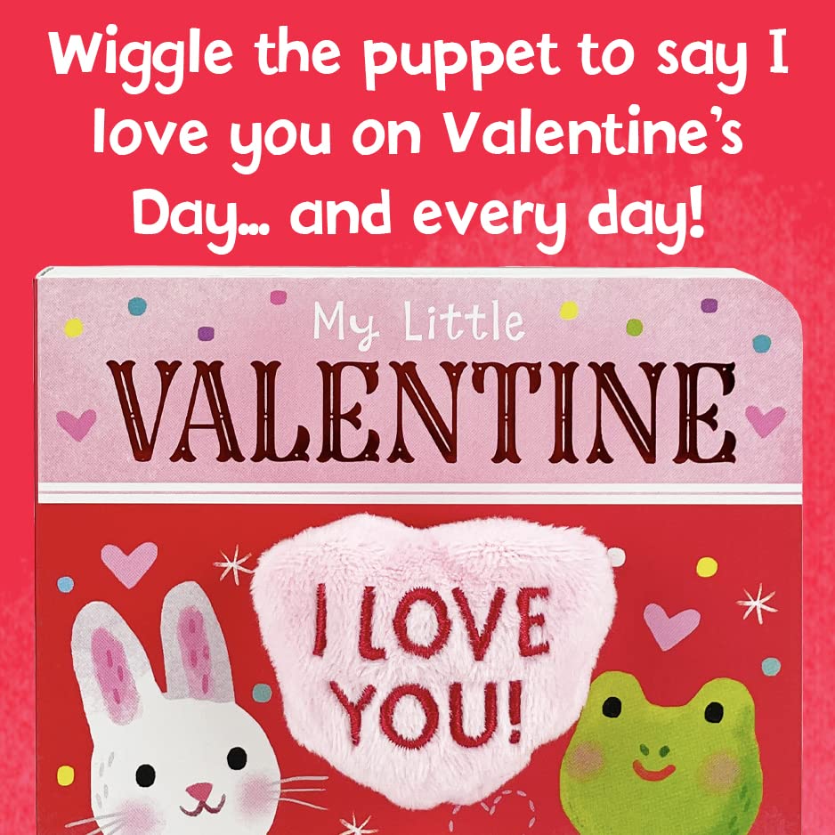 My Little Valentine Finger Puppet Valentines Board Book Ages 0-4