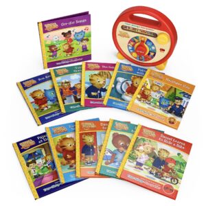 Daniel Tiger's Neighborhood Interactive Electronic Take Along Storyteller with 11 books (Daniel Tiger's Neighborhood Children's Interactive Story and Song Carry Along Player With Books)