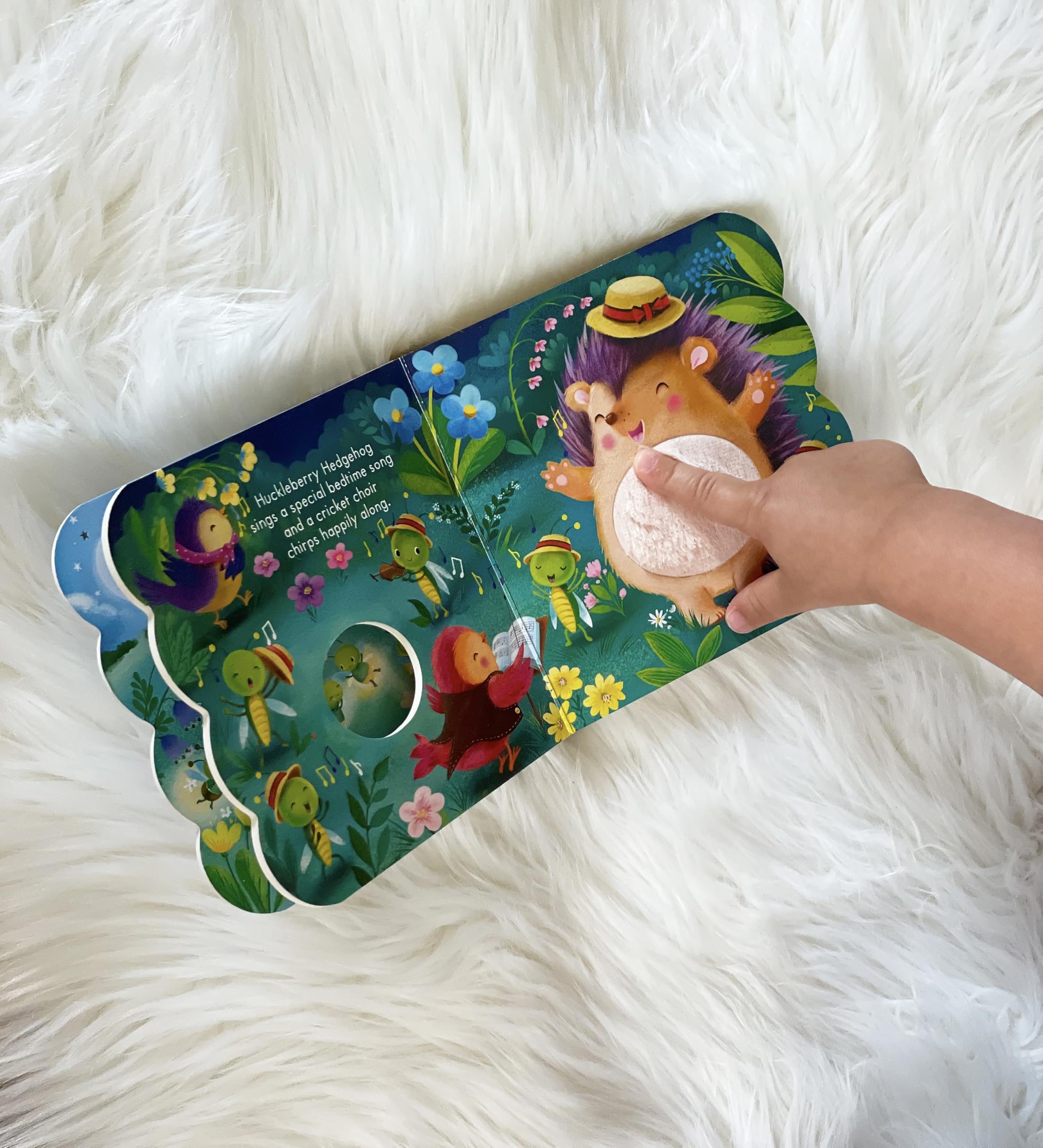 Touch & Feel: Good Night, Cuddlebug Lane: Baby & Toddler Touch and Feel Sensory Board Book