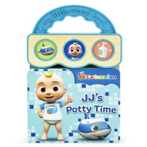 cocomelon jj's potty time 3-button potty training sound board book