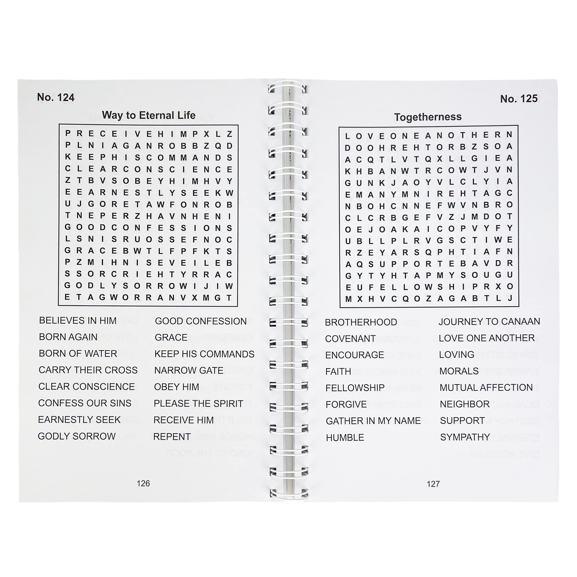 Large Print Bible Word Search Puzzle Book: Over 200 Puzzles to Complete with Solutions - Include Spiral Bound / Lay Flat Design and Large to ... for Inspirational Word Finds (Brain Busters)