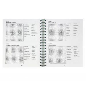 Cabin Fever Word Search Puzzles: Multi-Level Spiral-Bound Puzzle Word Search Book for Adults Including More Than 450 Variety Puzzles (Part of the Brain Busters Puzzle Collection)