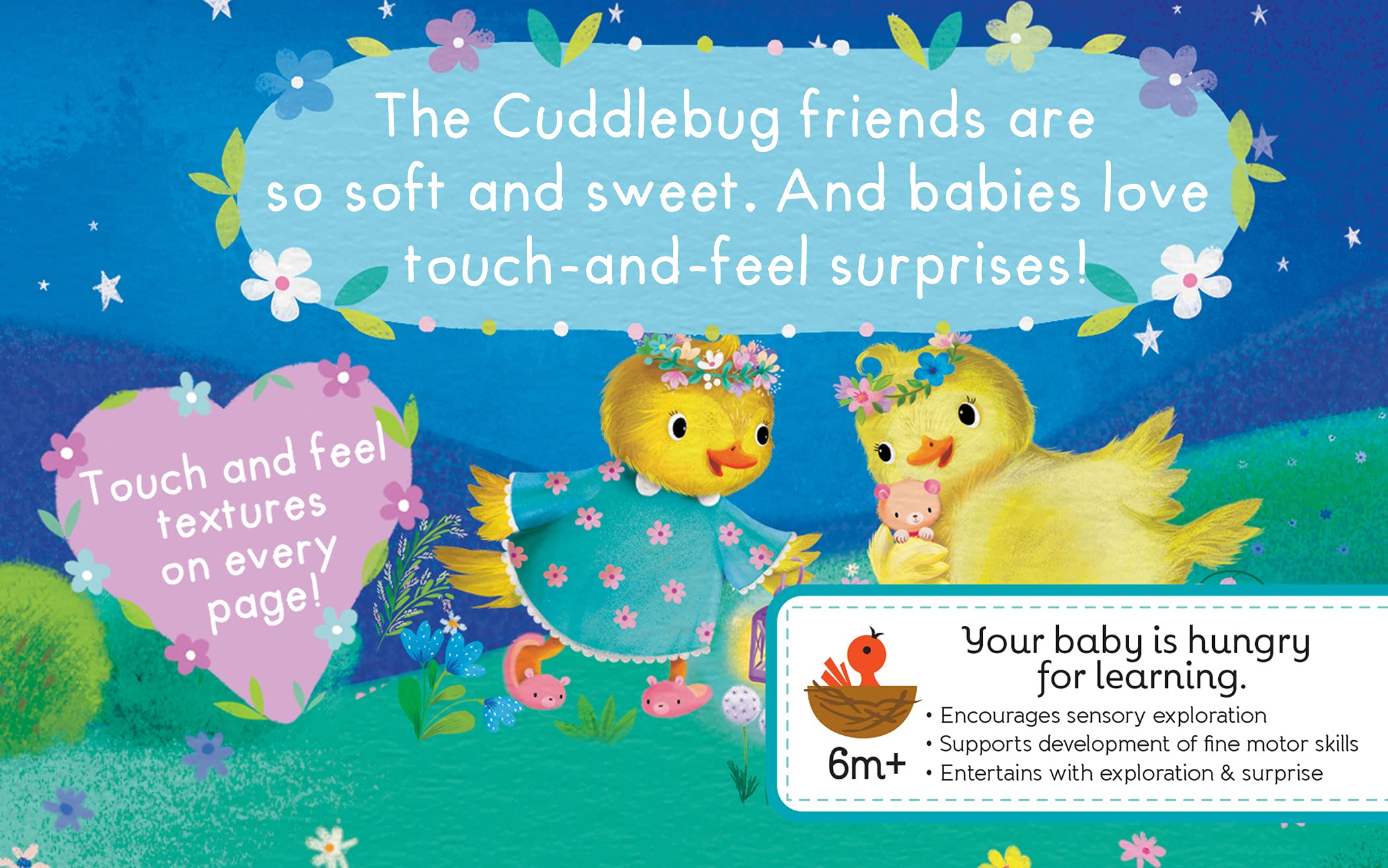 Touch & Feel: Good Night, Cuddlebug Lane: Baby & Toddler Touch and Feel Sensory Board Book