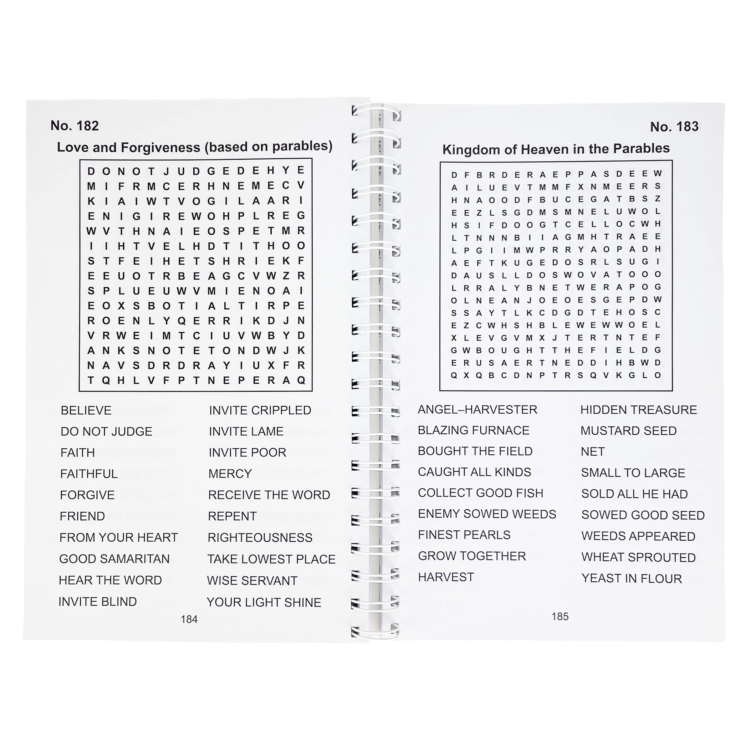 Large Print Bible Word Search Puzzle Book: Over 200 Puzzles to Complete with Solutions - Include Spiral Bound / Lay Flat Design and Large to ... for Inspirational Word Finds (Brain Busters)