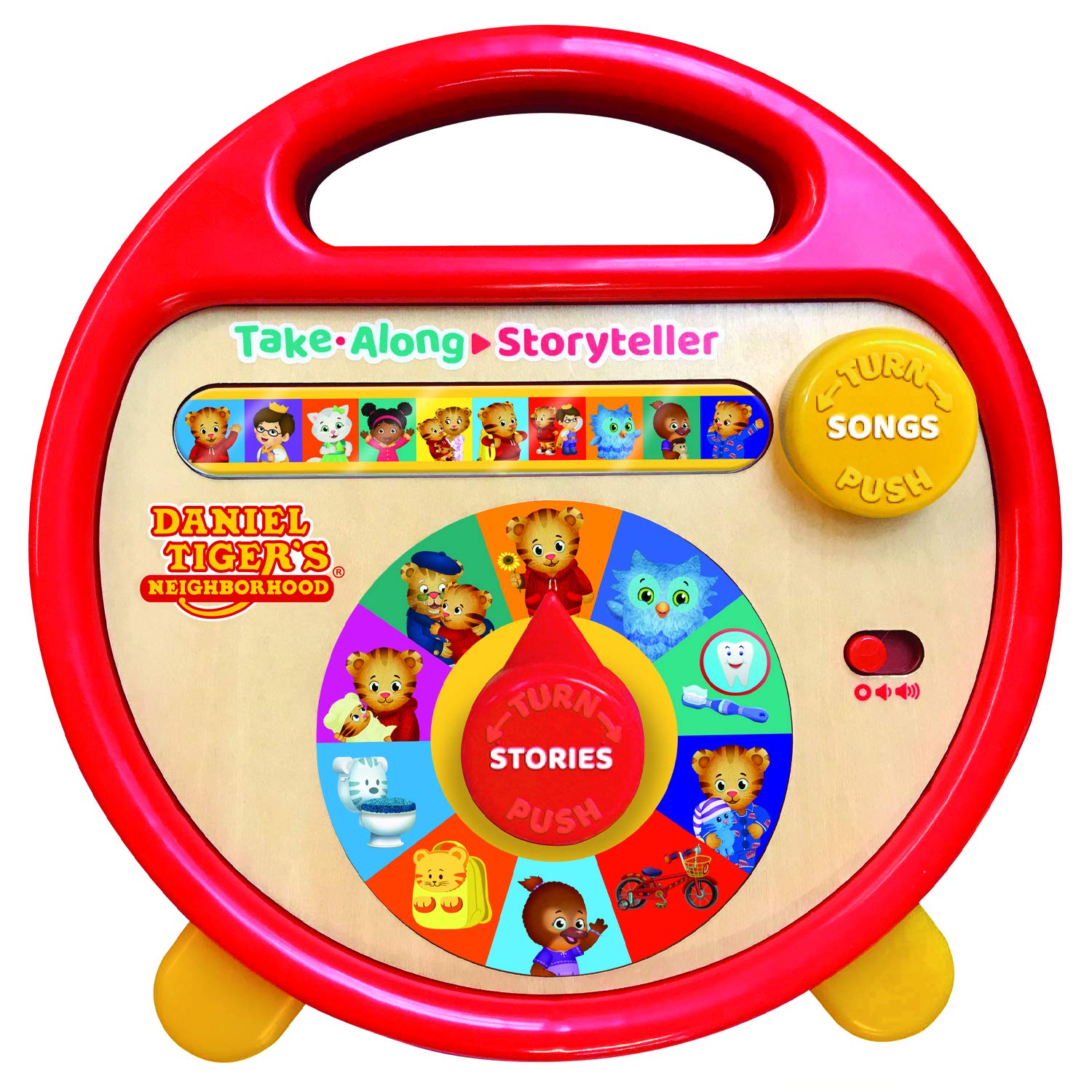 Daniel Tiger's Neighborhood Interactive Electronic Take Along Storyteller with 11 books (Daniel Tiger's Neighborhood Children's Interactive Story and Song Carry Along Player With Books)