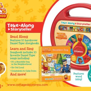 Daniel Tiger's Neighborhood Interactive Electronic Take Along Storyteller with 11 books (Daniel Tiger's Neighborhood Children's Interactive Story and Song Carry Along Player With Books)