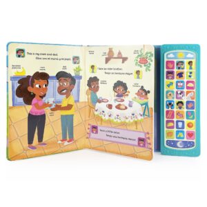 Let's Go! ¡Vámonos! English & Spanish First Words Bilingual Sound Book for Children and Preschoolers: Early Learning Practice Dual Language (Say It, Hear It) (English and Spanish Edition)