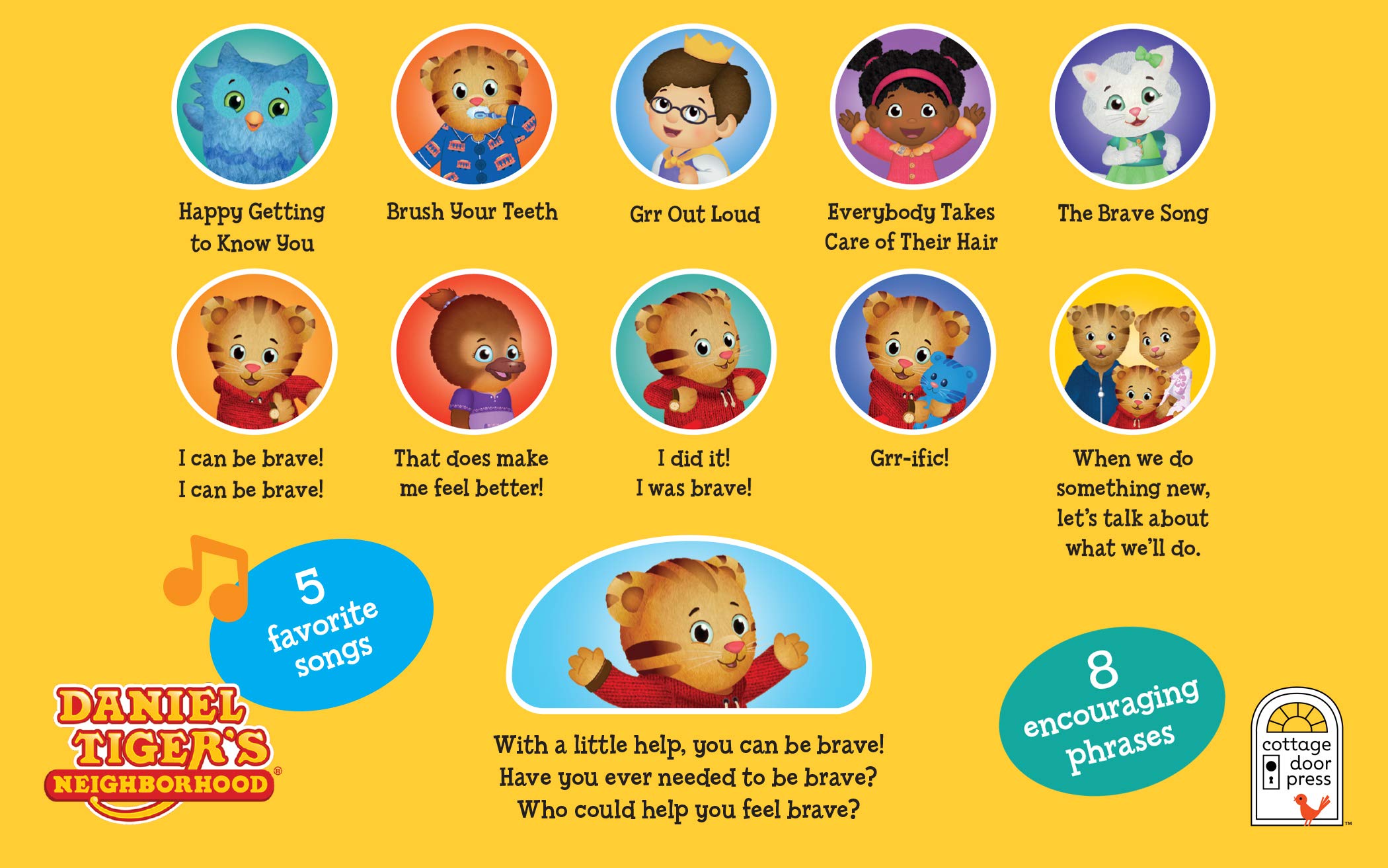 Daniel Tiger Big Book of Firsts for Toddlers: Let's Try New Things Together Includes Stories & Songs about the First Day of School, First Haircut, First Dentist Visit, and More! ()