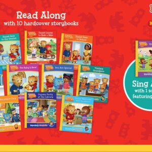 Daniel Tiger's Neighborhood Interactive Electronic Take Along Storyteller with 11 books (Daniel Tiger's Neighborhood Children's Interactive Story and Song Carry Along Player With Books)