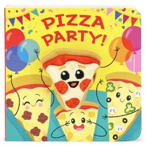 pizza party! finger puppet board book for little pizza lovers, ages 1-4 (children's interactive finger puppet board book)