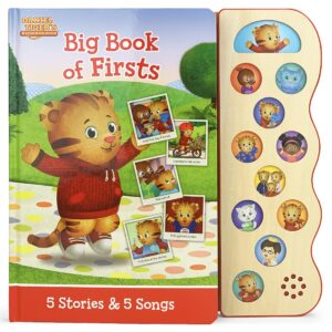 daniel tiger big book of firsts for toddlers: let's try new things together includes stories & songs about the first day of school, first haircut, first dentist visit, and more! ()