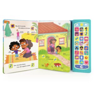 Let's Go! ¡Vámonos! English & Spanish First Words Bilingual Sound Book for Children and Preschoolers: Early Learning Practice Dual Language (Say It, Hear It) (English and Spanish Edition)