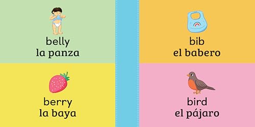 100 First Words for Toddlers: English-Spanish Bilingual: 100 primeras palabras para niños pequeños: Inglés - Español Bilingüe