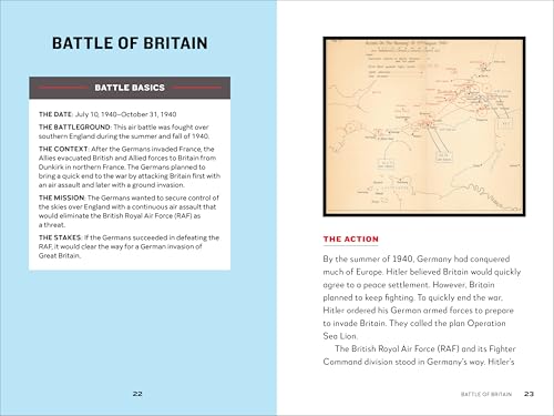 Historic Battles from World War II for Kids: 15 Battles from Europe and the Pacific (Historic Battles for Kids)