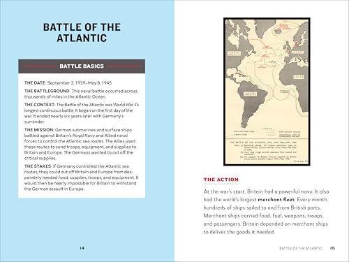 Historic Battles from World War II for Kids: 15 Battles from Europe and the Pacific (Historic Battles for Kids)