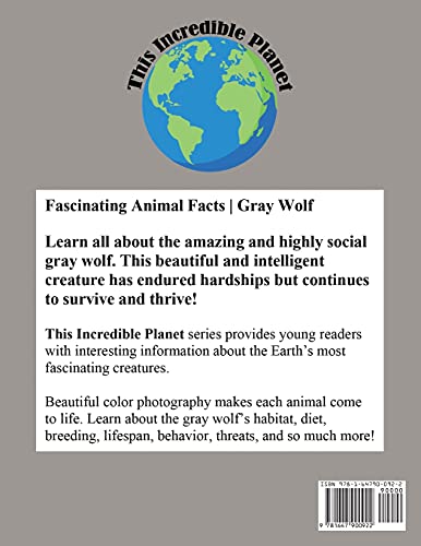 Gray Wolf: Fascinating Animal Facts for Kids (This Incredible Planet)