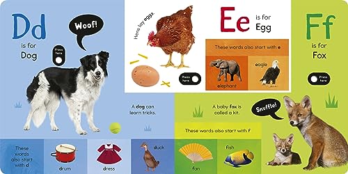 Noisy ABC: A Noisy Introduction to First Words with 26 Spoken Words (My First)