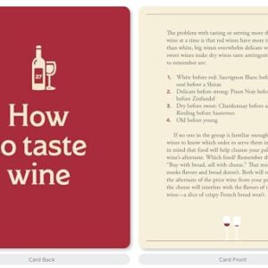 The Wine Lover's Card Deck: 50 Cards for Selecting, Tasting, and Pairing