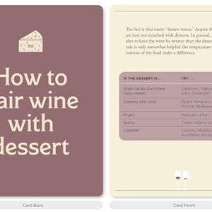 The Wine Lover's Card Deck: 50 Cards for Selecting, Tasting, and Pairing