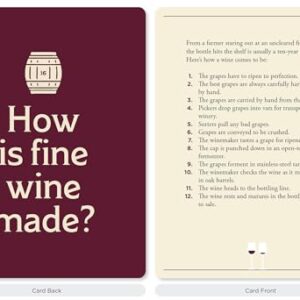 The Wine Lover's Card Deck: 50 Cards for Selecting, Tasting, and Pairing