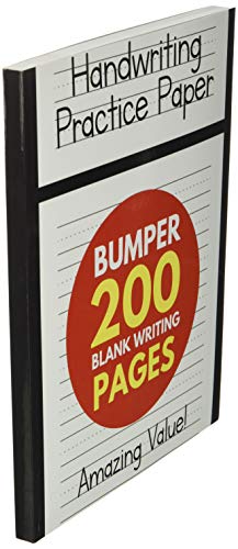 Handwriting Practice Paper for Kids: Bumper 200-Page Dotted Line Notebook (Handwriting Practice Paper Notebook / Blank Handwriting Practice Books For Kids)