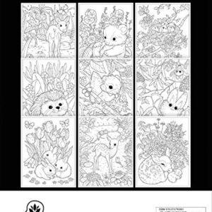 Baby Animals Coloring Book: An Adult Coloring Book Featuring Super Cute and Adorable Baby Woodland Animals for Stress Relief and Relaxation Vol. I