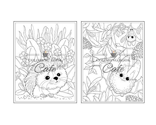 Baby Animals Coloring Book: An Adult Coloring Book Featuring Super Cute and Adorable Baby Woodland Animals for Stress Relief and Relaxation Vol. I