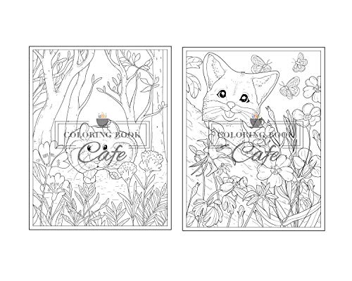 Baby Animals Coloring Book: An Adult Coloring Book Featuring Super Cute and Adorable Baby Woodland Animals for Stress Relief and Relaxation Vol. I