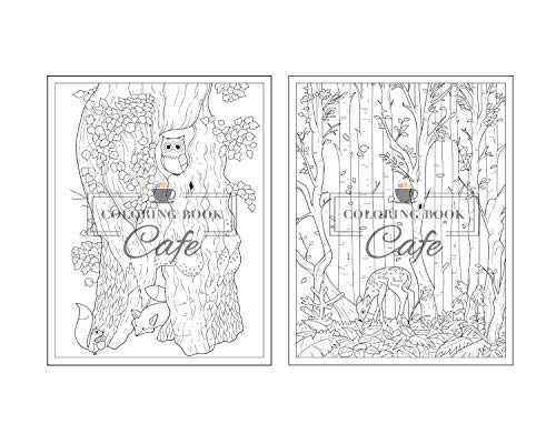 Baby Animals Coloring Book: An Adult Coloring Book Featuring Super Cute and Adorable Baby Woodland Animals for Stress Relief and Relaxation Vol. I