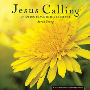 jesus calling enjoying peace in his presence 2023 premium wall calender: a 2023 inspirational dayspring calendar