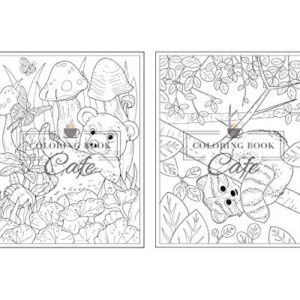 Baby Animals Coloring Book: An Adult Coloring Book Featuring Super Cute and Adorable Baby Woodland Animals for Stress Relief and Relaxation Vol. I