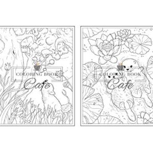 Baby Animals Coloring Book: An Adult Coloring Book Featuring Super Cute and Adorable Baby Woodland Animals for Stress Relief and Relaxation Vol. I