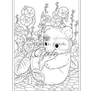 Baby Animals Coloring Book: An Adult Coloring Book Featuring Super Cute and Adorable Baby Woodland Animals for Stress Relief and Relaxation Vol. I