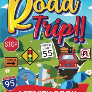 Road Trip Activity Book: Travel Games and Puzzles for Kids 6-12