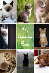 my address book: cat cover | address book for names, addresses, phone numbers, e-mails and birthdays