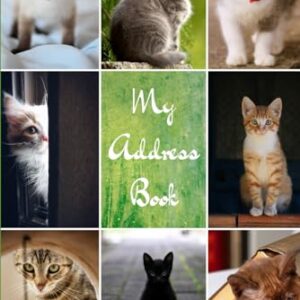 My Address Book: Cat Cover | Address Book for Names, Addresses, Phone Numbers, E-mails and Birthdays