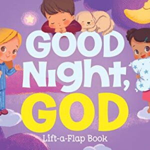 Good Night, God - Lift-a-Flap Board Book Gift for Easter Basket Stuffer, Christmas, Baptism, Birthdays Ages 1-5 (Little Sunbeams)