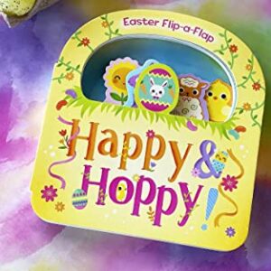 Happy & Hoppy - Children's Flip-a-Flap Activity Board Book for Easter Baskets and Springtime Fun, Ages 1-5