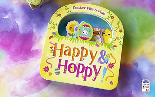 Happy & Hoppy - Children's Flip-a-Flap Activity Board Book for Easter Baskets and Springtime Fun, Ages 1-5