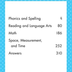 First Grade Big Workbook Ages 6 - 7: 220+ Activities, Phonics, Spelling, Reading, Language Arts, Math, Space, Measurement and Time (Gold Stars Series)