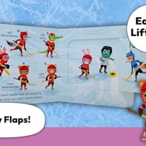 Let's Play Hockey! A Lift-a-Flap Board Book for Babies and Toddlers, Ages 1-4