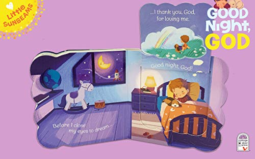 Good Night, God - Lift-a-Flap Board Book Gift for Easter Basket Stuffer, Christmas, Baptism, Birthdays Ages 1-5 (Little Sunbeams)