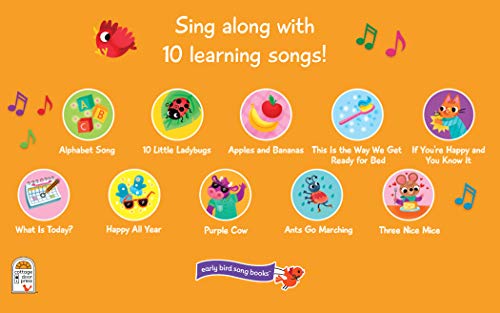 ABC & 123 Learning Songs: Interactive Children's Sound Book (11 Button Sound) (11 Button Sound Book)