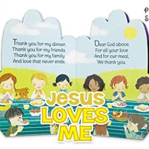 Jesus Loves Me Praying Hands Board Book - Gift for Easter, Christmas, Communions, Birthdays, and more! (Little Sunbeams)