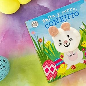 Salta y corre, Conejito / Hippity, Hoppity, Little Bunny Finger Puppet Book (Spanish Edition)